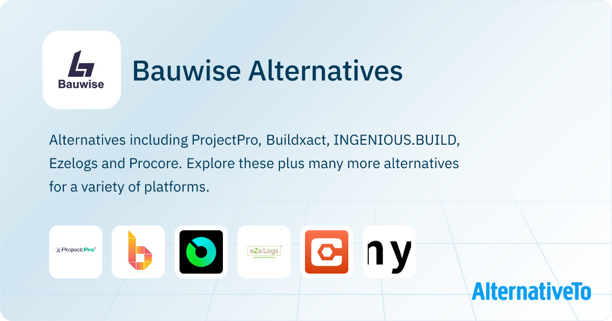 Bauwise Alternatives - Explore Similar Apps & Services | AlternativeTo
