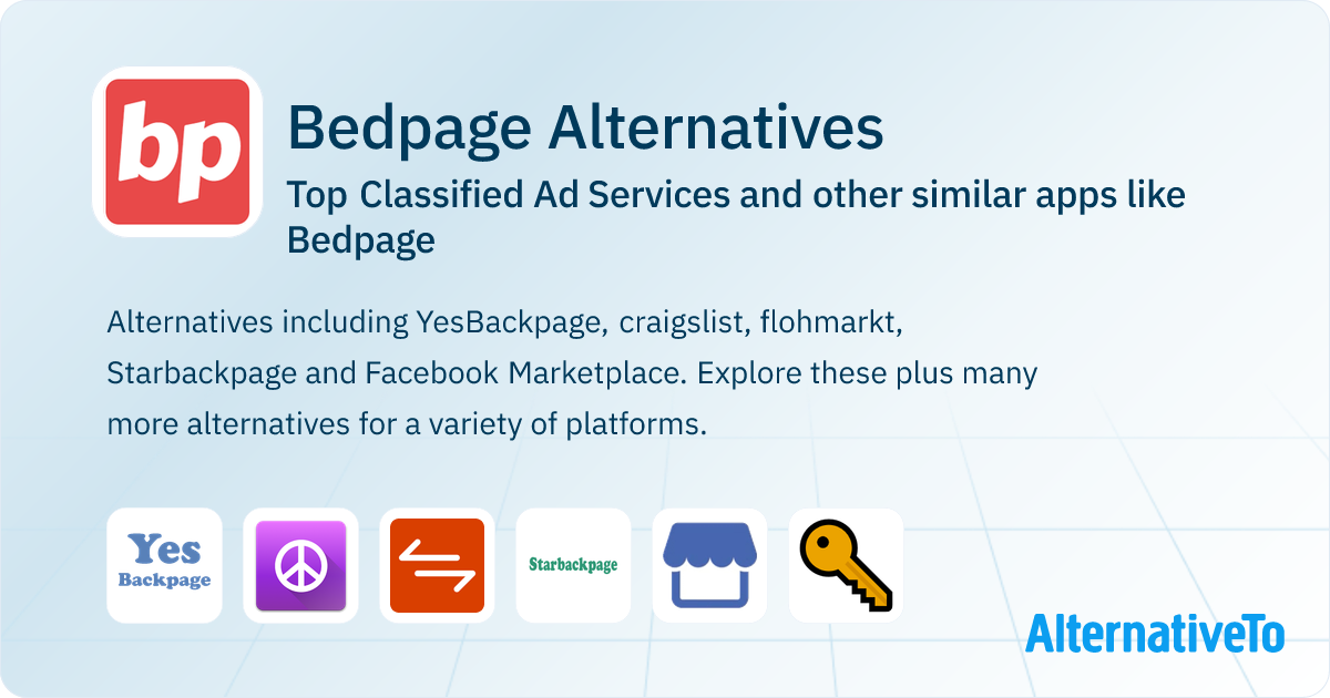 Great Bedpage Alternatives: Top Classified Ad Services in 2025 ...