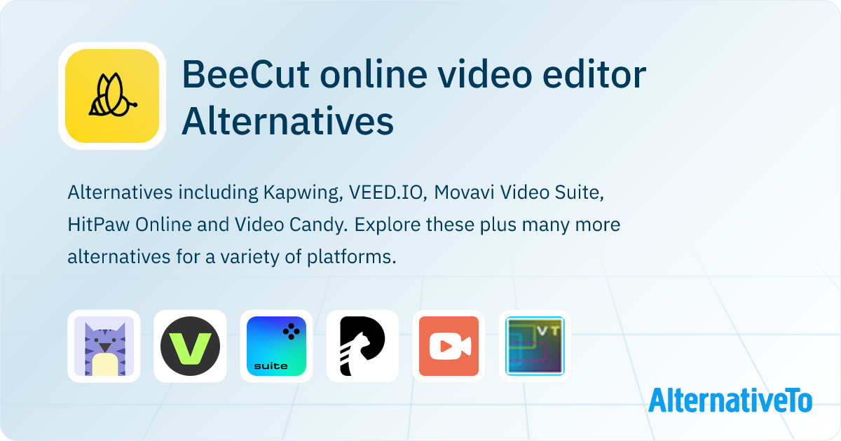 BeeCut online video editor Alternatives - Explore Similar Sites & Apps ...