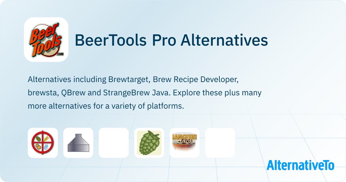 BeerTools Pro Alternatives - Explore Similar Software | AlternativeTo