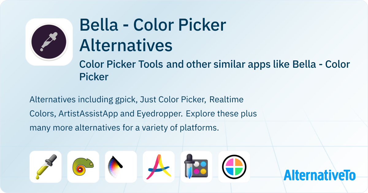 Bella - Color Picker Alternatives: Top 12 Color Picker Tools & Similar ...