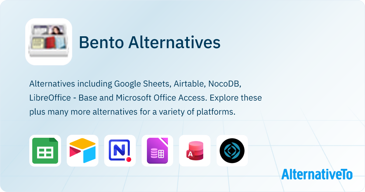 12 Great Bento Alternatives: Top Similar Apps | AlternativeTo