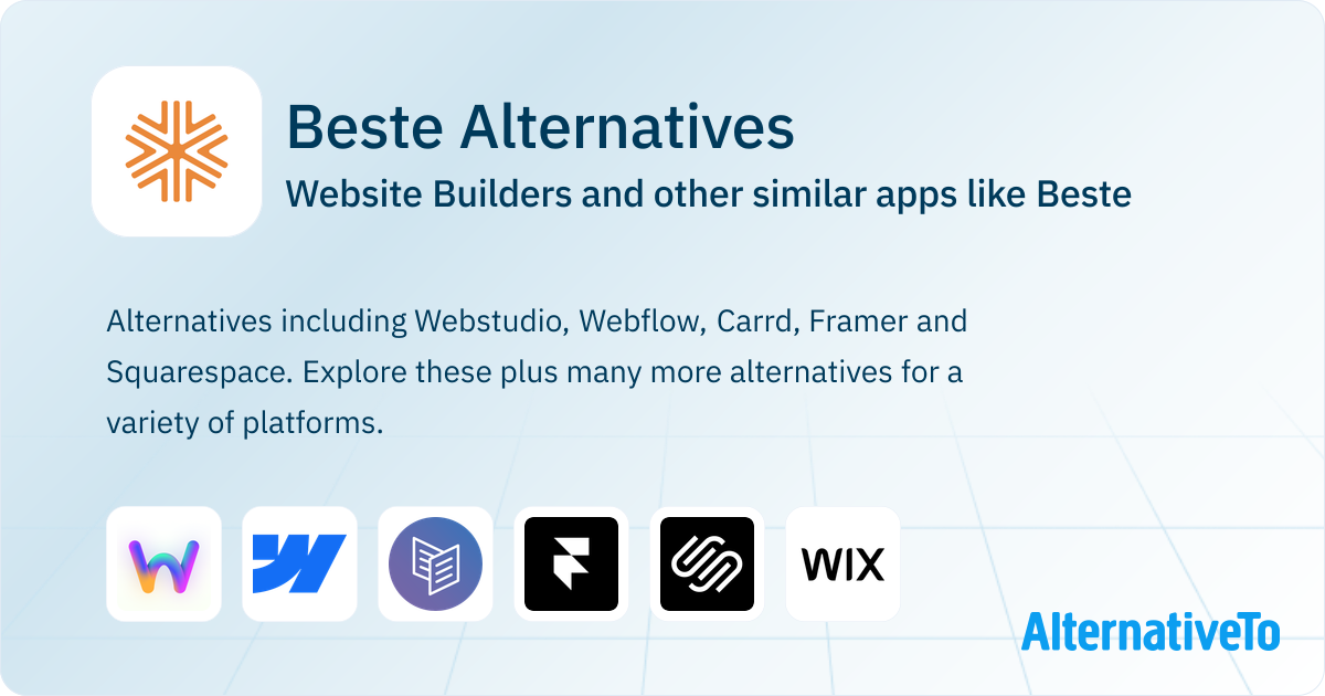 Beste Alternatives: Top 9 Website Builders & Similar Websites ...