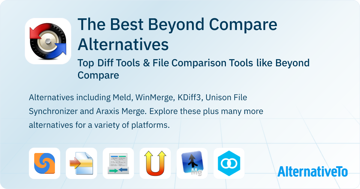 Best Beyond Compare Alternatives: Top Diff Tools in 2025 | AlternativeTo