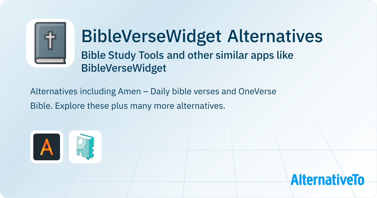 BibleVerseWidget Alternatives: Top 2 Bible Study Tools & Similar Apps ...