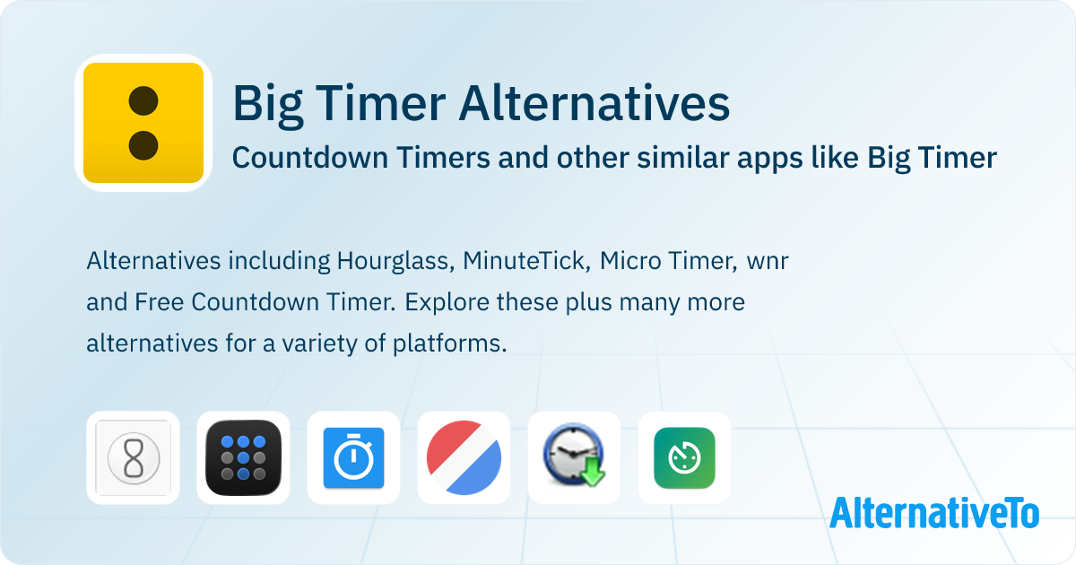 Big Timer Alternatives: Top 12 Countdown Timers & Similar Websites ...