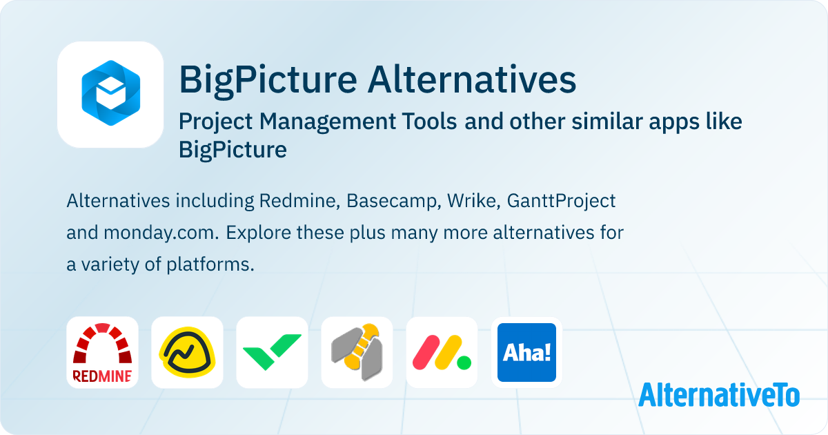 BigPicture Alternatives: Top 12 Project Management Tools & Similar Apps ...