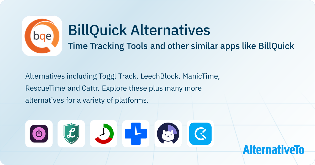 BillQuick Alternatives: Top 12 Time Tracking Tools & Similar Apps ...