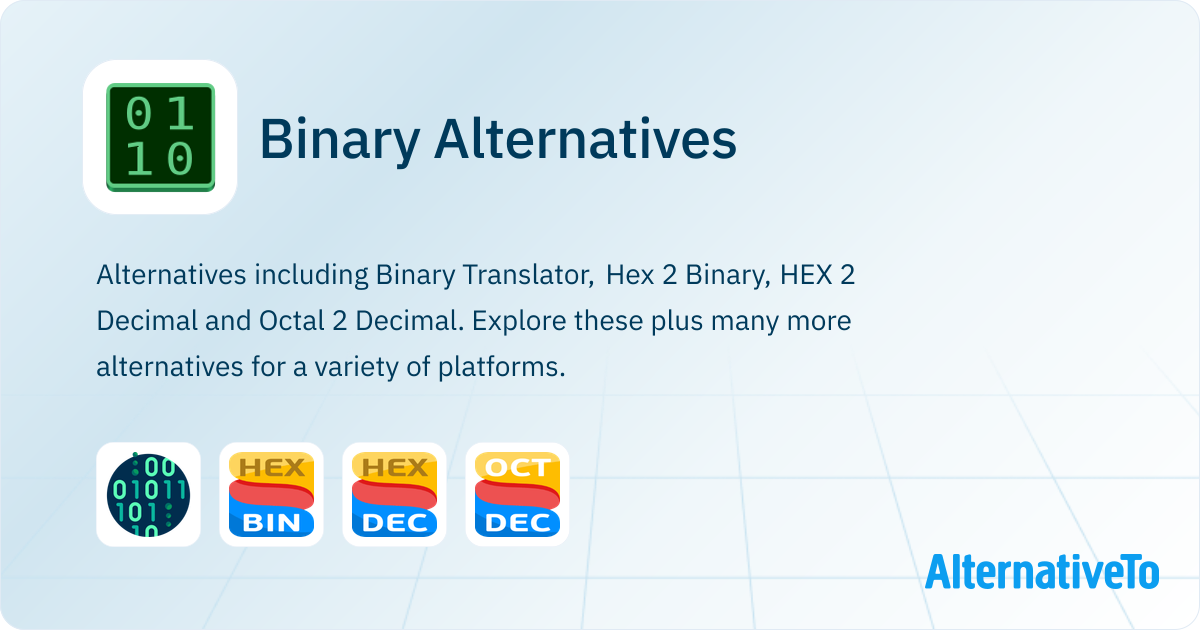 Binary Alternatives - Explore Similar Software | AlternativeTo