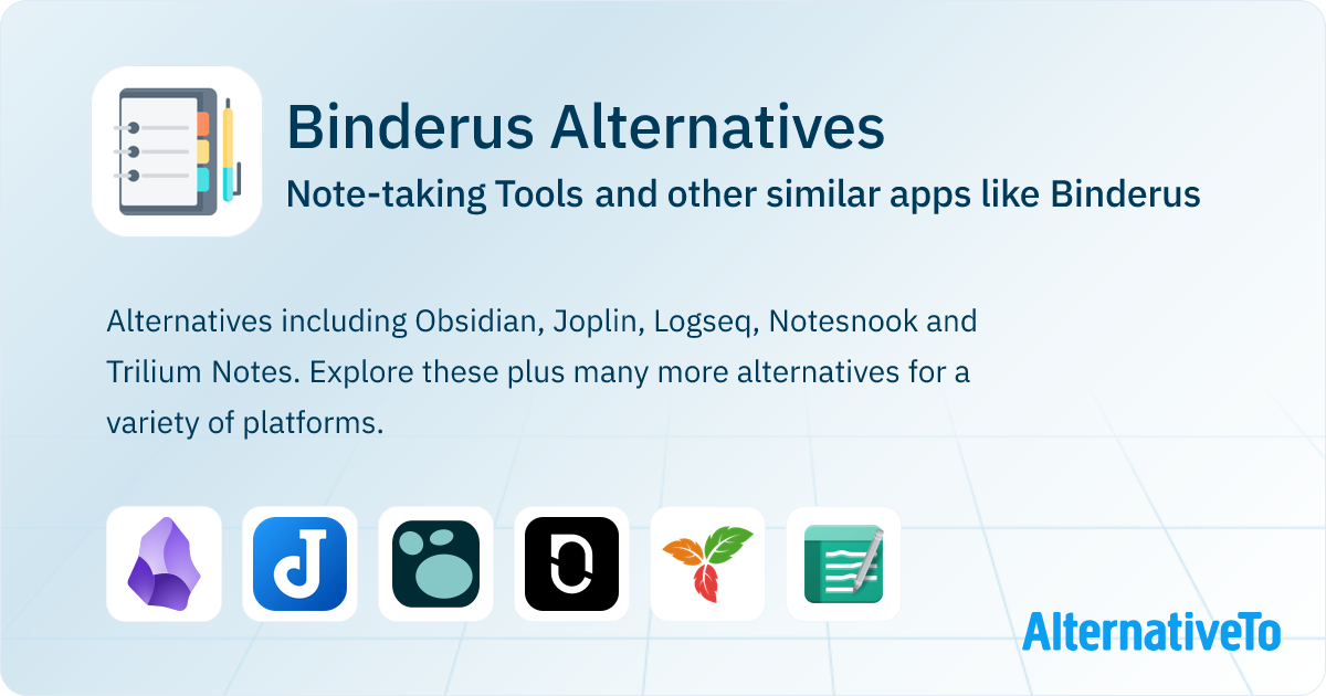 Binderus Alternatives: Top 10 Note-taking Tools & Similar Apps ...