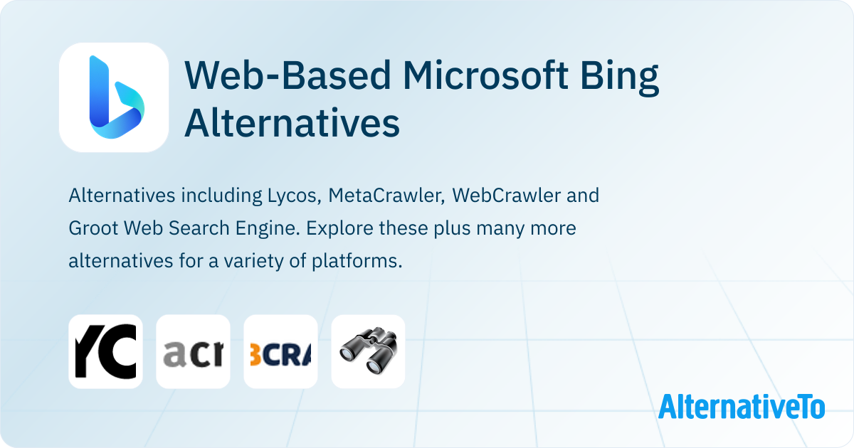 Web-Based Microsoft Bing Alternatives | AlternativeTo