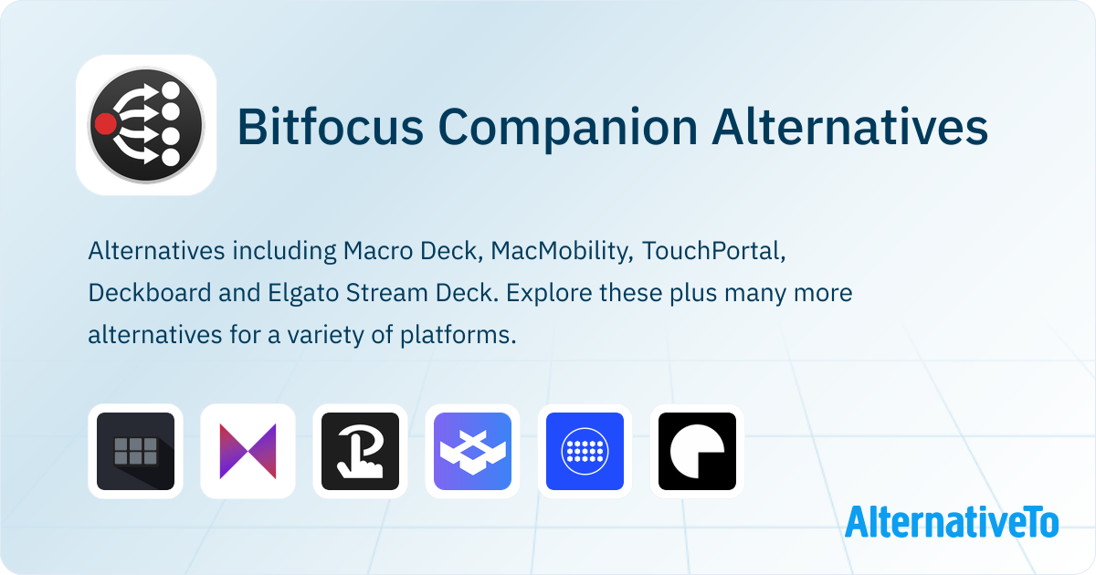Bitfocus Companion Alternatives - Explore Similar Software | AlternativeTo