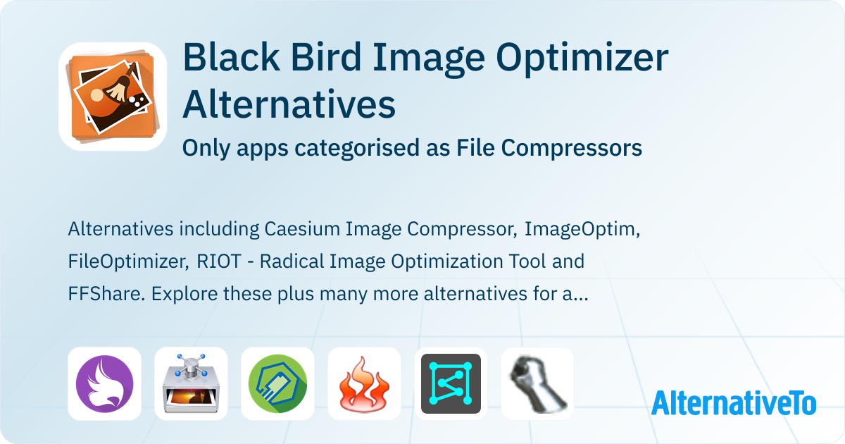Black Bird Image Optimizer Alternatives: Top 12 File Compressors ...