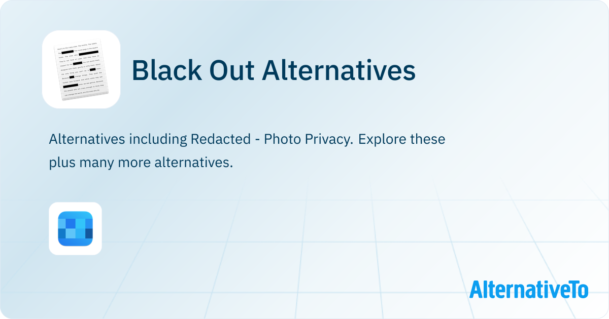 Black Out Alternatives - Explore Similar Software | AlternativeTo