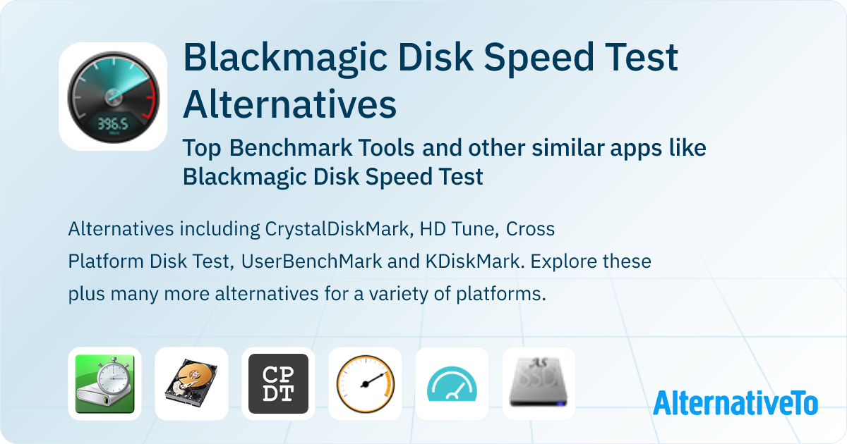 Great Blackmagic Disk Speed Test Alternatives: Top Benchmark Tools in ...