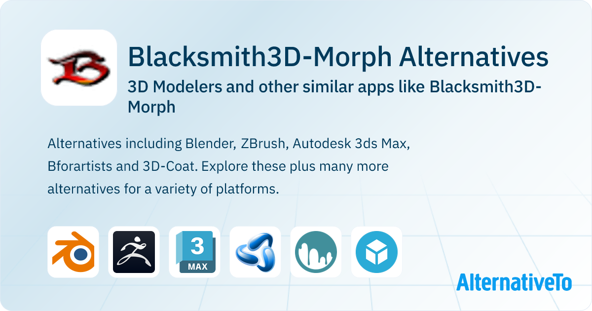 Blacksmith3D-Morph Alternatives: Top 12 3D Modelers & Similar Apps ...