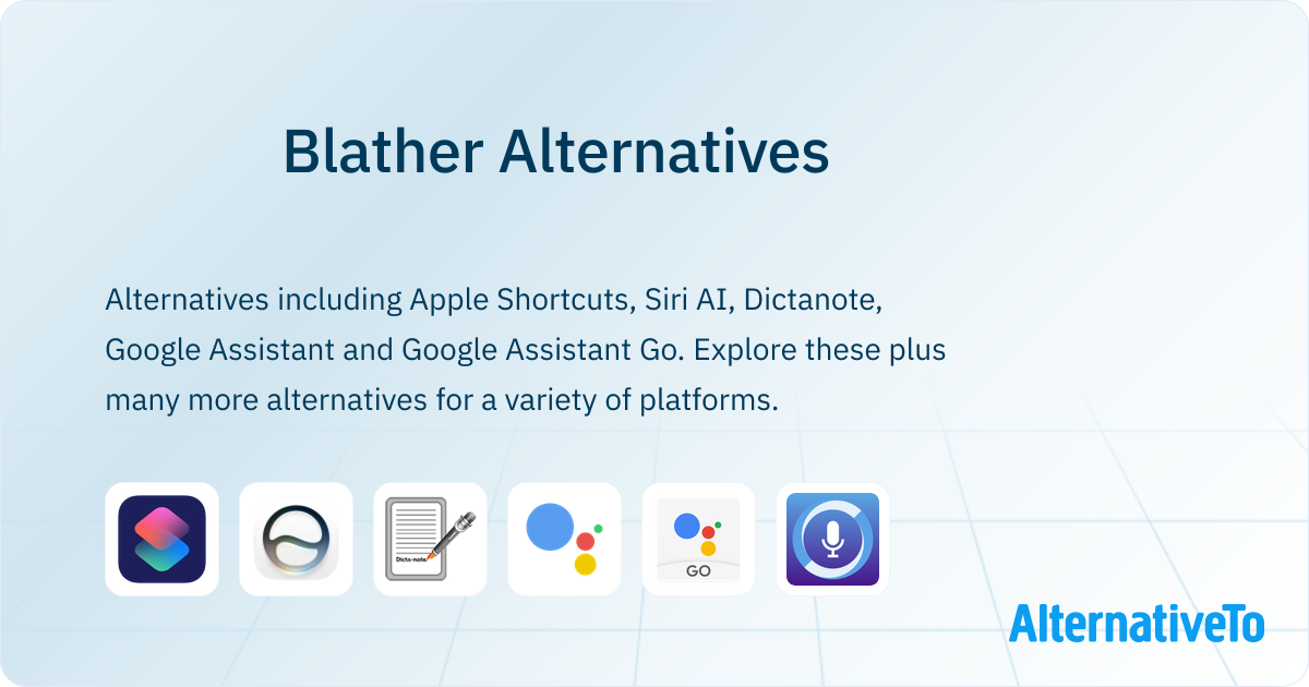 Blather Alternatives - Explore Similar Software | AlternativeTo