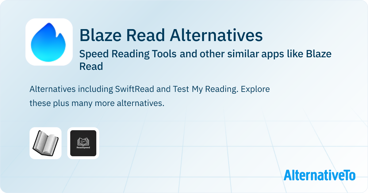 Blaze Read Alternatives: Top 2 Speed Reading Tools & Similar Apps ...