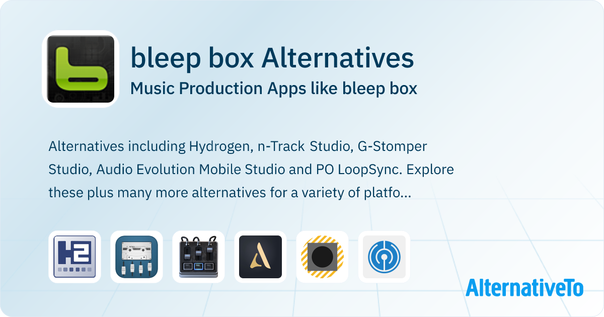 bleep box Alternatives: Top 12 Music Production & Similar Apps ...