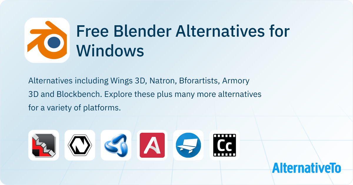 Free Blender Alternatives for Windows: Top 12 3D Modelers | AlternativeTo