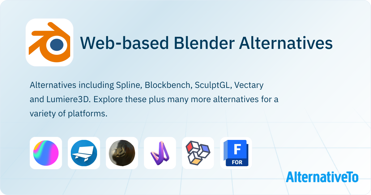 Blender Alternatives: Top 17 Web-based 3D Modelers | AlternativeTo