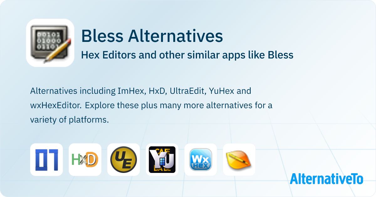 Bless Alternatives: Top 12 Hex Editors & Similar Apps | AlternativeTo