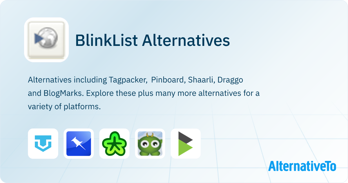 BlinkList Alternatives - Explore Similar Sites & Apps | AlternativeTo