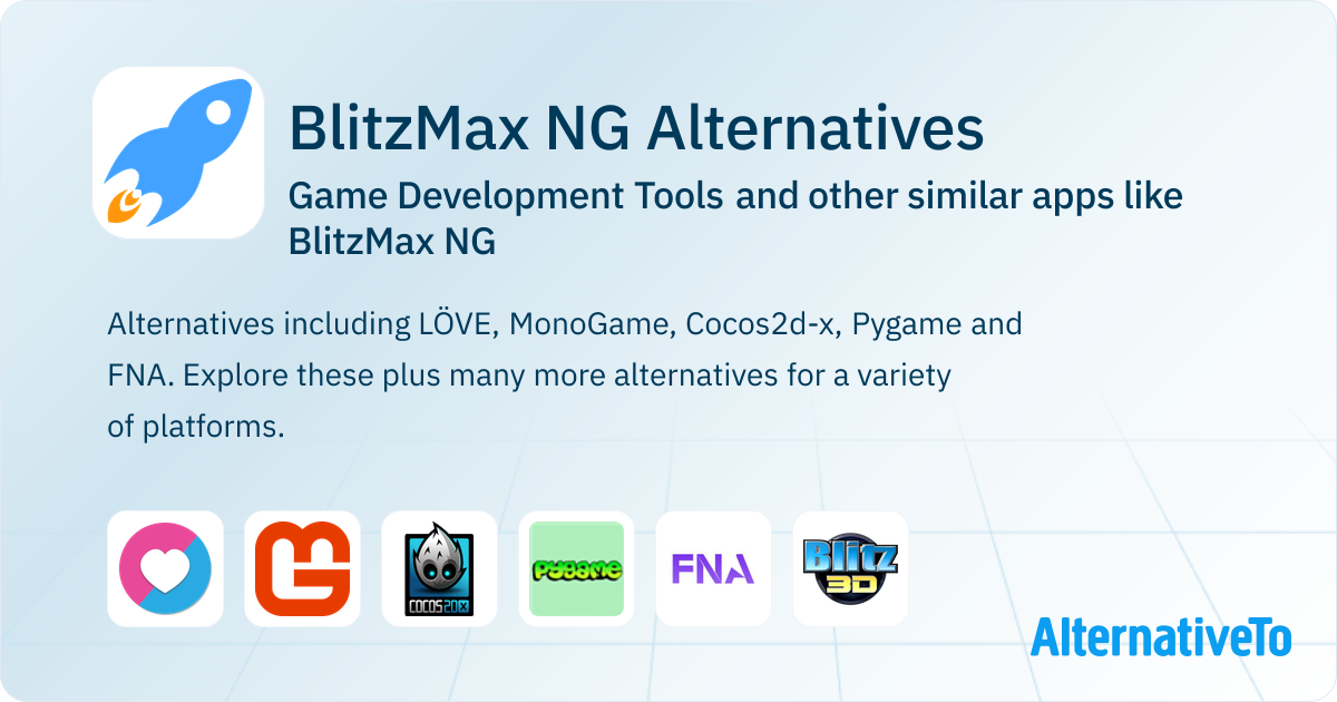 BlitzMax NG Alternatives: Top 23 Game Development Tools & Similar Apps ...