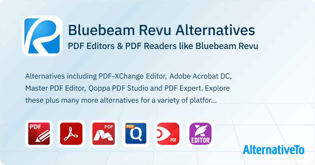 Bluebeam Revu Alternatives: Top 12 PDF Editors & PDF Readers ...