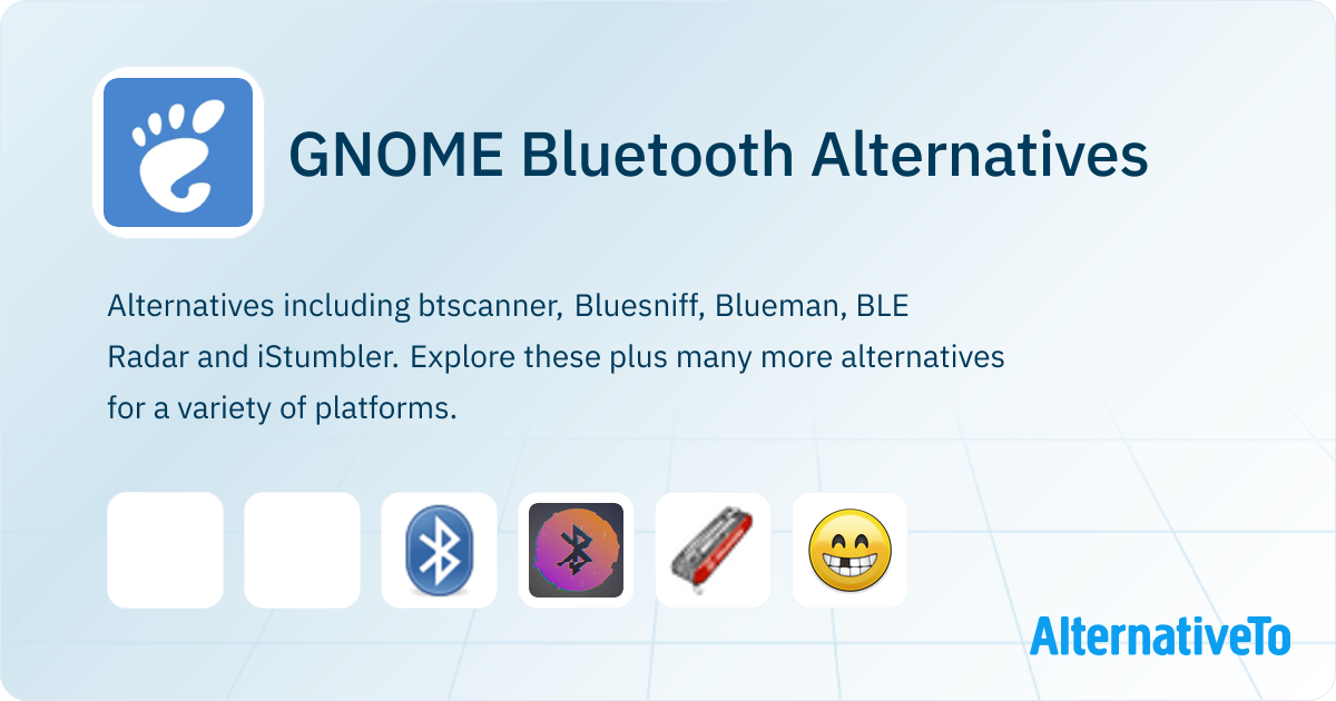 GNOME Bluetooth Alternatives - Explore Similar Software | AlternativeTo