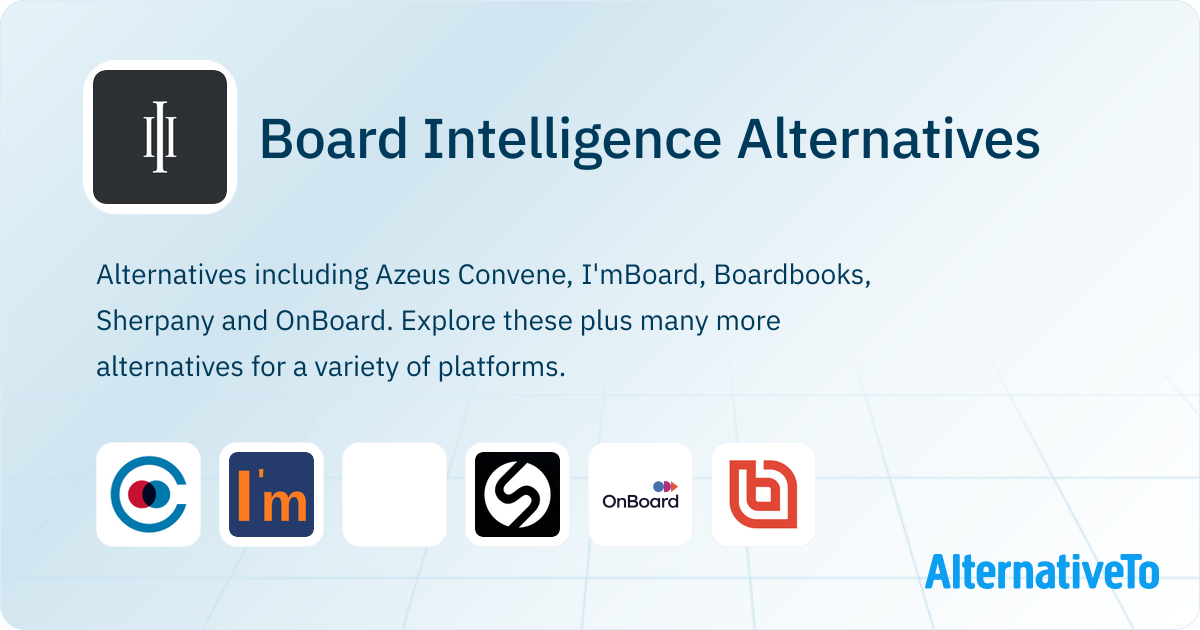 Board Intelligence Alternatives - Explore Similar Apps & Services ...