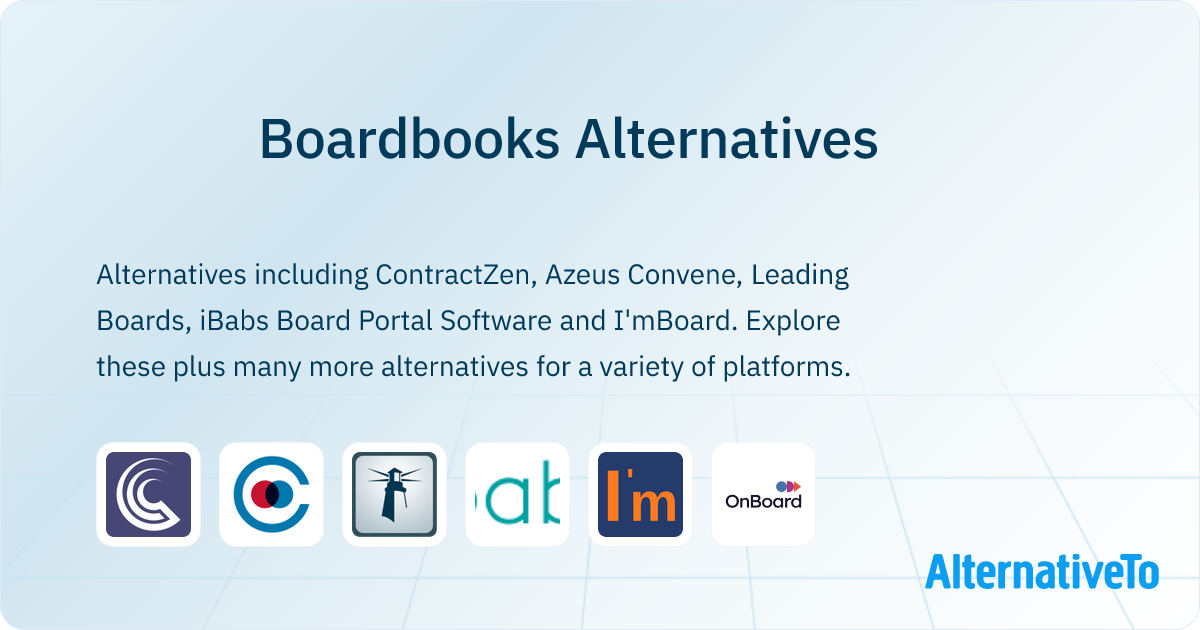 Boardbooks Alternatives - Explore Similar Software | AlternativeTo