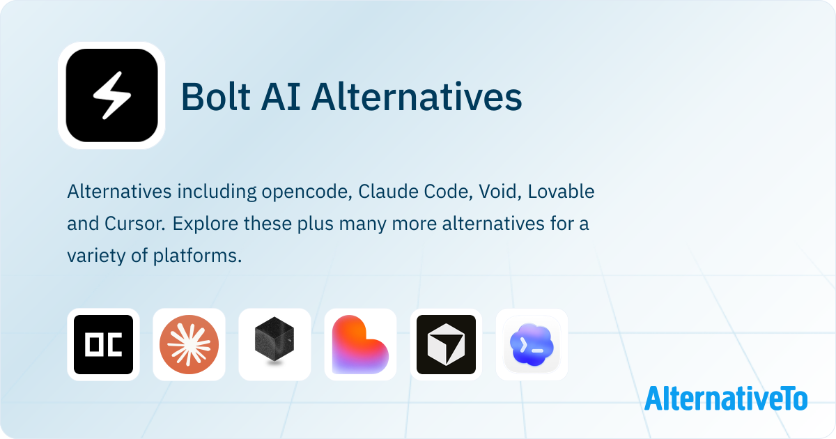 Bolt AI Alternatives - Explore Similar Sites & Apps | AlternativeTo