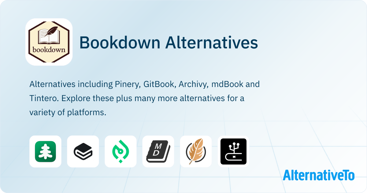 Bookdown Alternatives - Explore Similar Apps & Services | AlternativeTo