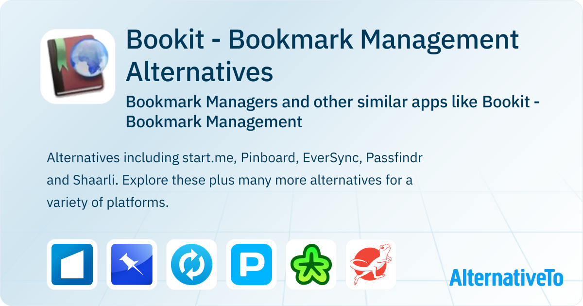 Bookit Alternatives: Top 12 Bookmark Managers & Similar Apps ...