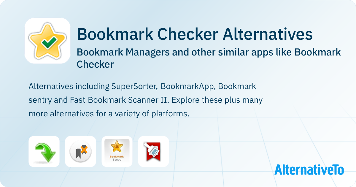 Bookmark Checker Alternatives: Top 4 Bookmark Managers & Similar Apps ...