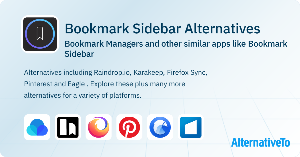 Bookmark Sidebar Alternatives: Top 12 Bookmark Managers & Similar Apps ...