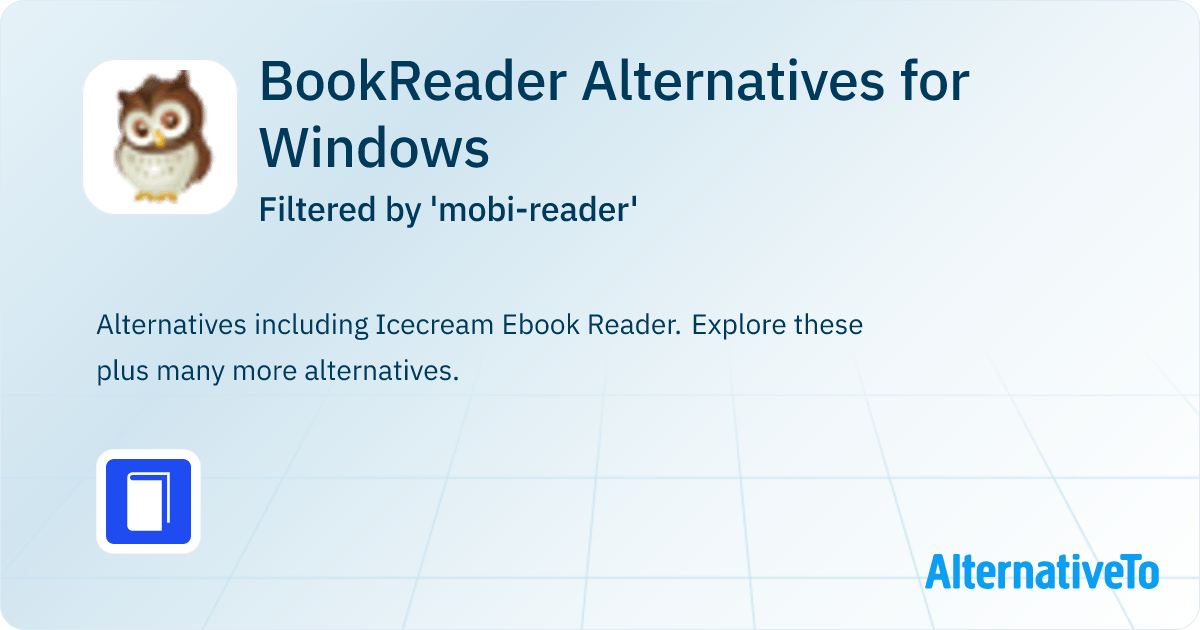 BookReader Alternatives for Windows filtered by 'mobi-reader ...