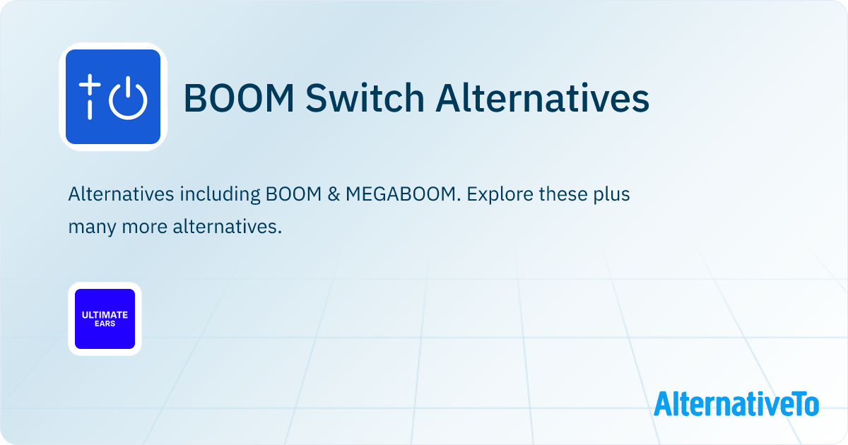 BOOM Switch Alternatives and Similar Apps | AlternativeTo