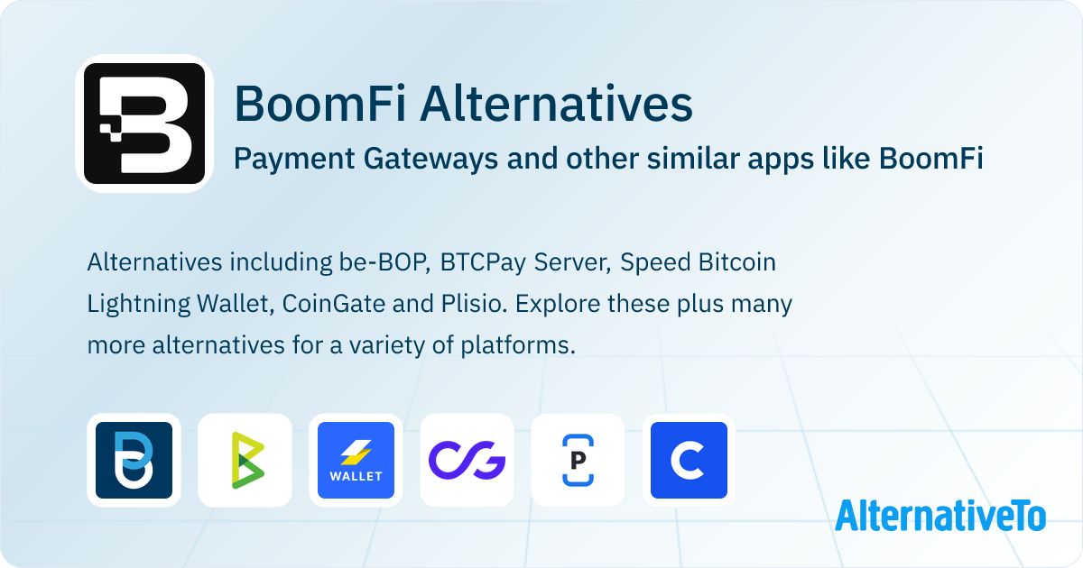 BoomFi Alternatives: Top 12 Payment Gateways & Similar Apps | AlternativeTo