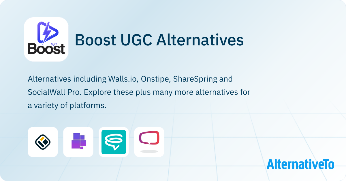 Boost UGC Alternatives - Explore Similar Sites & Apps | AlternativeTo