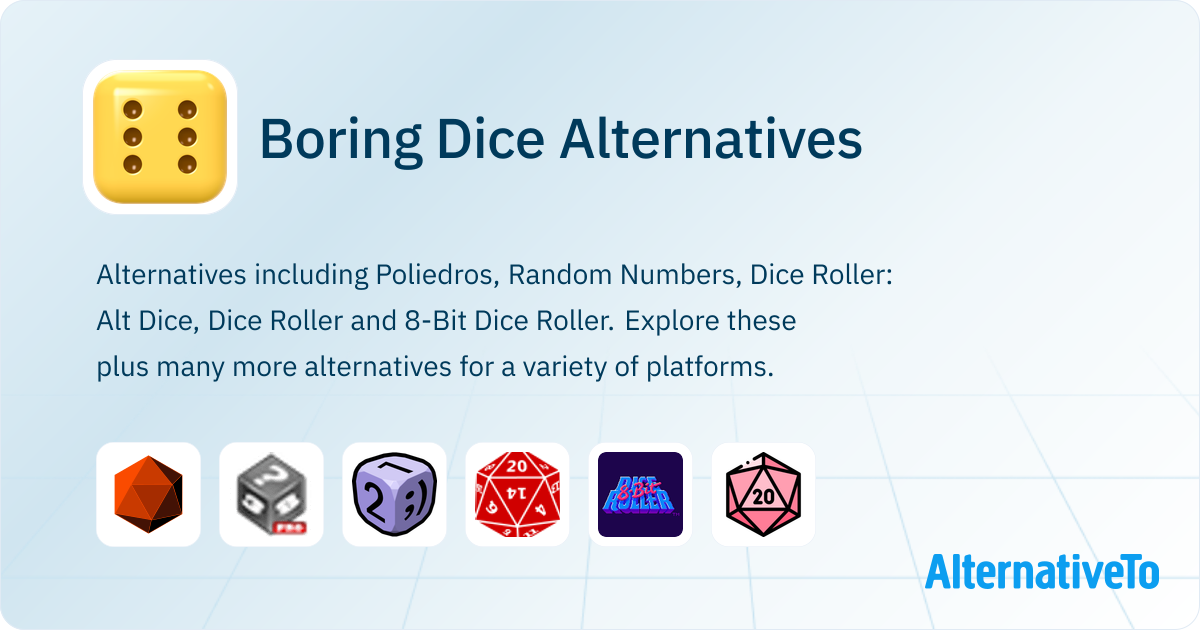 Boring Dice Alternatives - Explore Similar Games | AlternativeTo