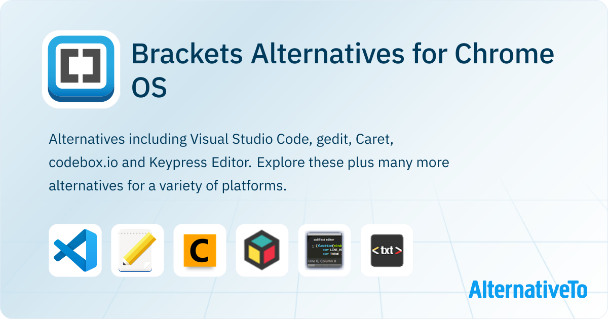 Brackets Alternatives for Chrome OS: Top 6 Text Editors & IDEs ...