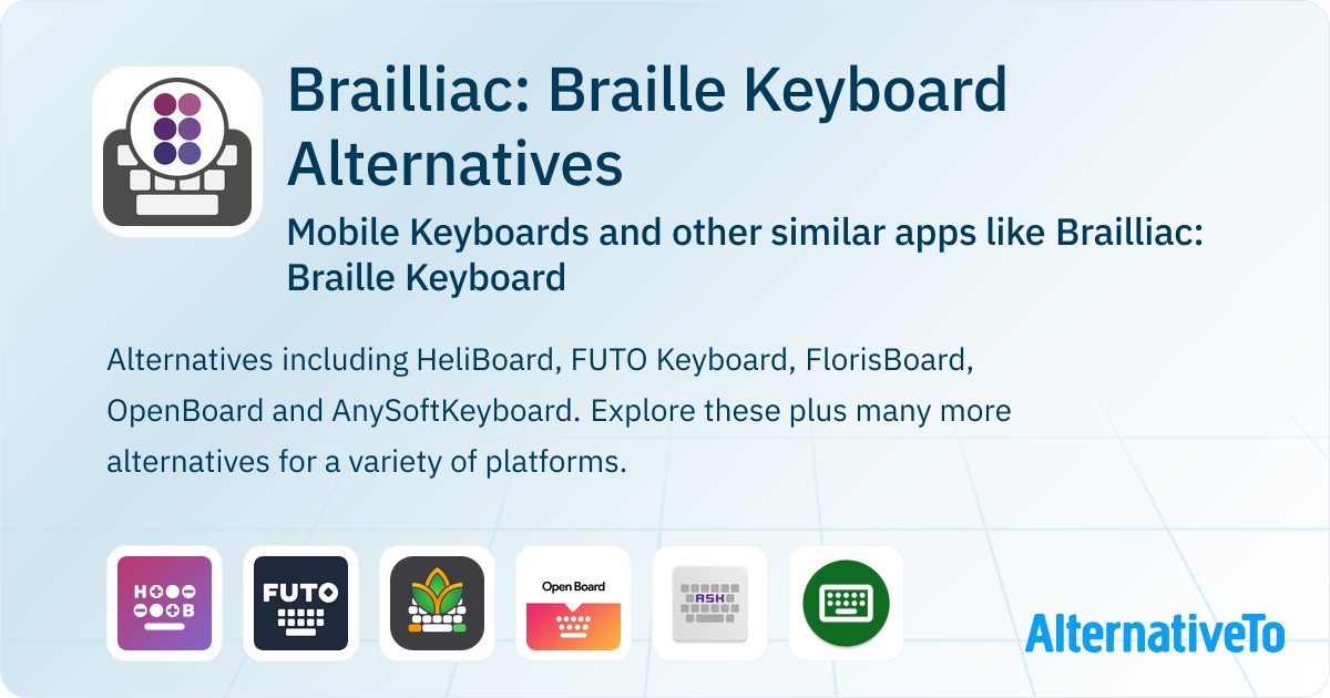 Brailliac: Braille Keyboard Alternatives: Top 12 Mobile Keyboards ...