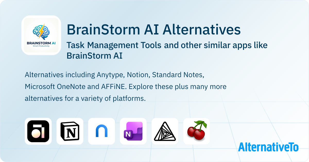 BrainStorm AI Alternatives: Top 13 Task Management Tools & Similar Apps ...