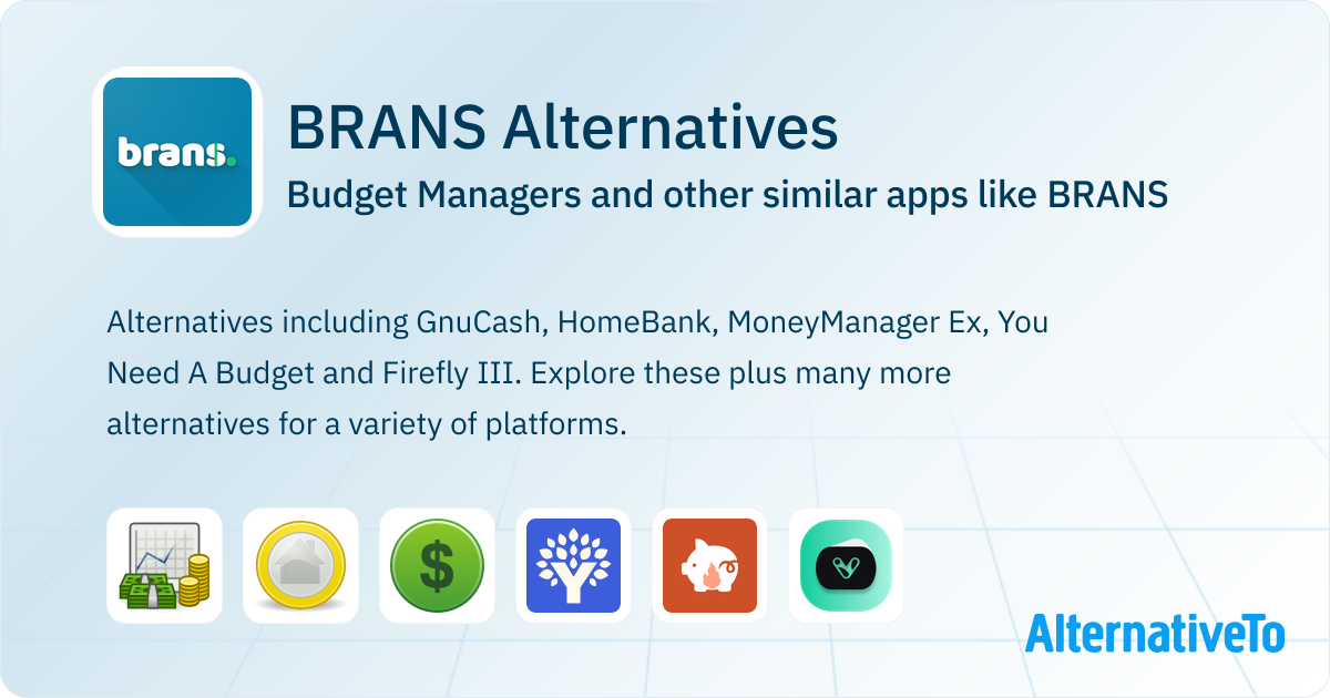 BRANS Alternatives: Top 12 Budget Managers & Similar Apps | AlternativeTo