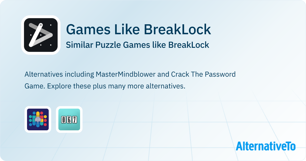 Games Like BreakLock: Similar Puzzle Games 2026 | AlternativeTo