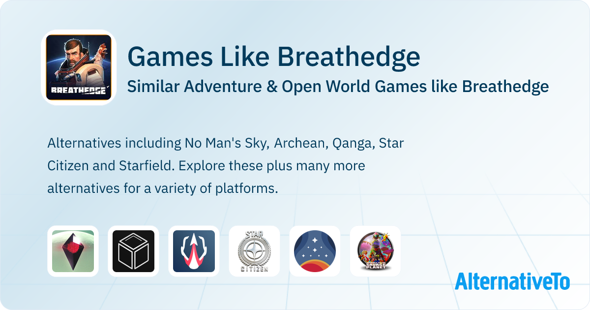 Games Like Breathedge: Similar Adventure Games 2026 | AlternativeTo