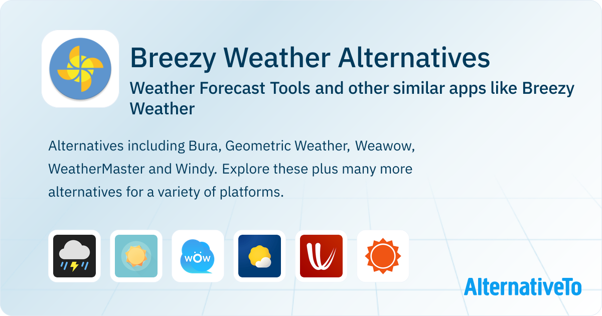 Breezy Weather Alternatives: Top 12 Weather Forecast Tools & Similar ...