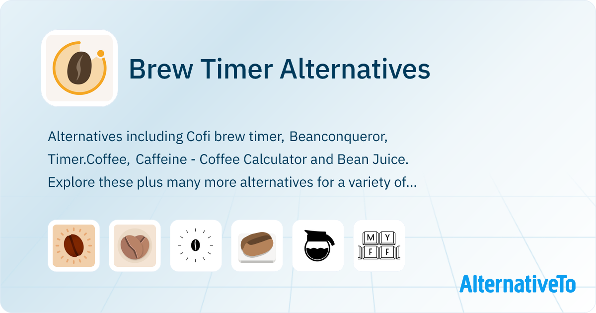Brew Timer Alternatives - Explore Similar Apps | AlternativeTo